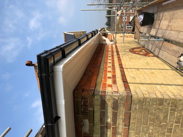 Before and after cladding guttering (3) - Isle of Wight Property Services